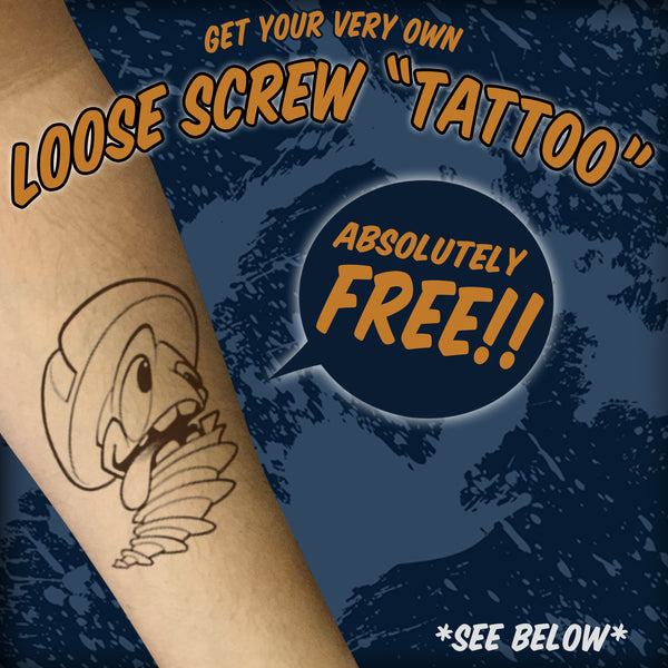 Free Tattoo - Loose Screw Tattoo Store